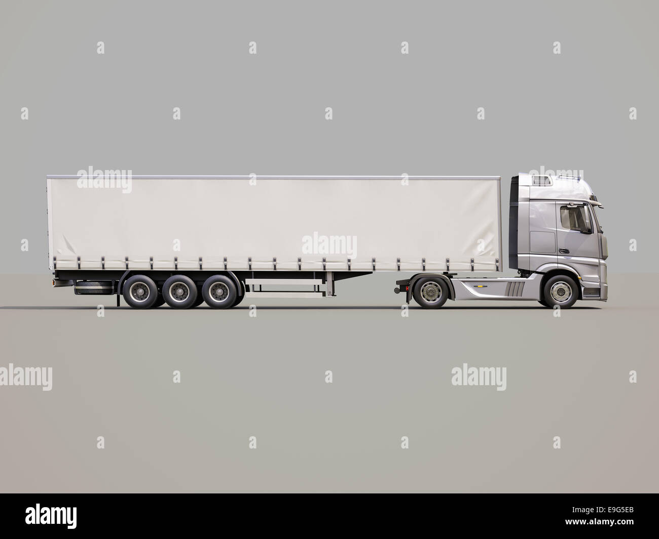 Remorque camion camion semi remorque semi remorque Banque de ...