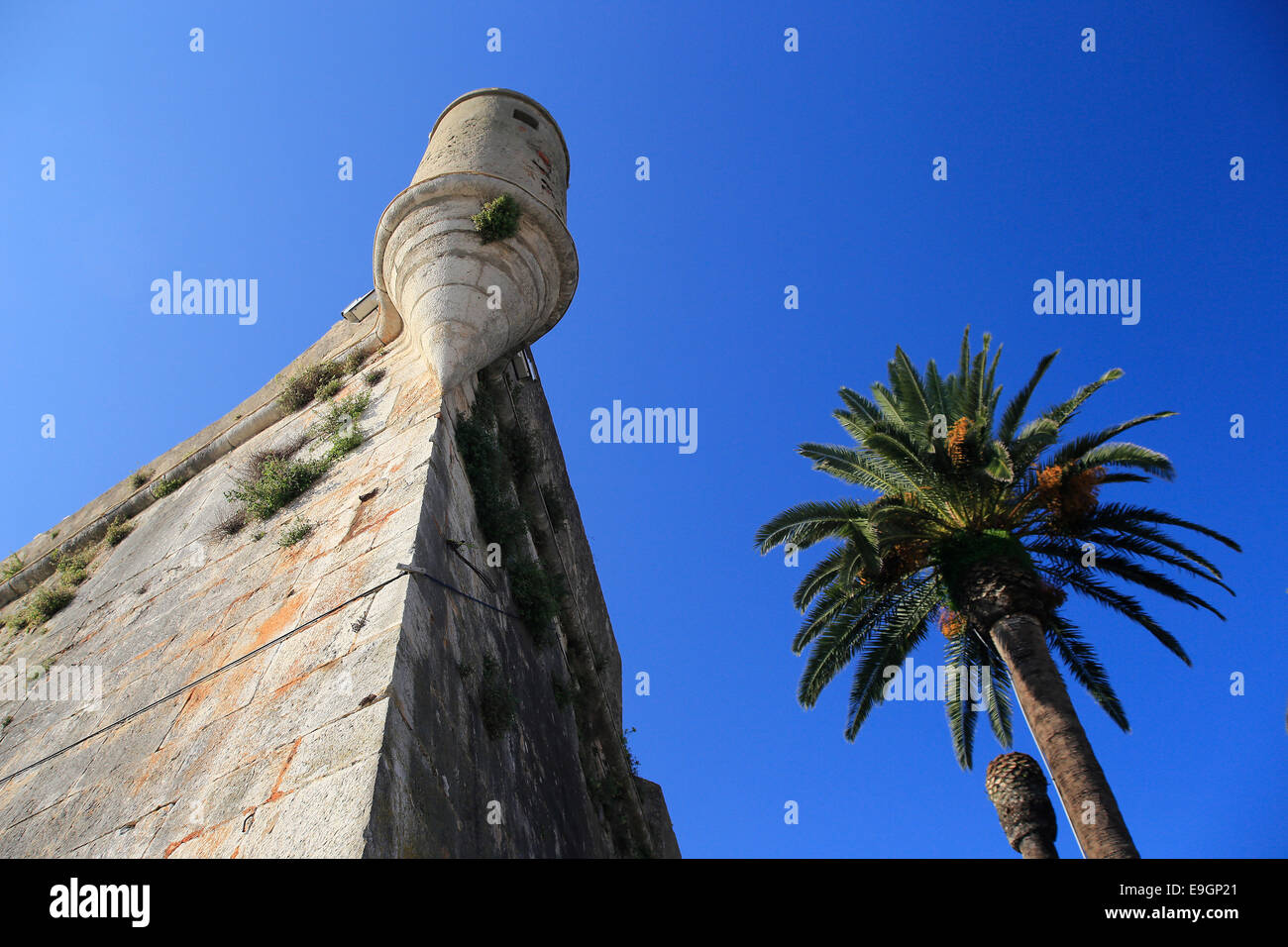 Mur d'angle du fort portugais Banque de photographies et d’images à ...