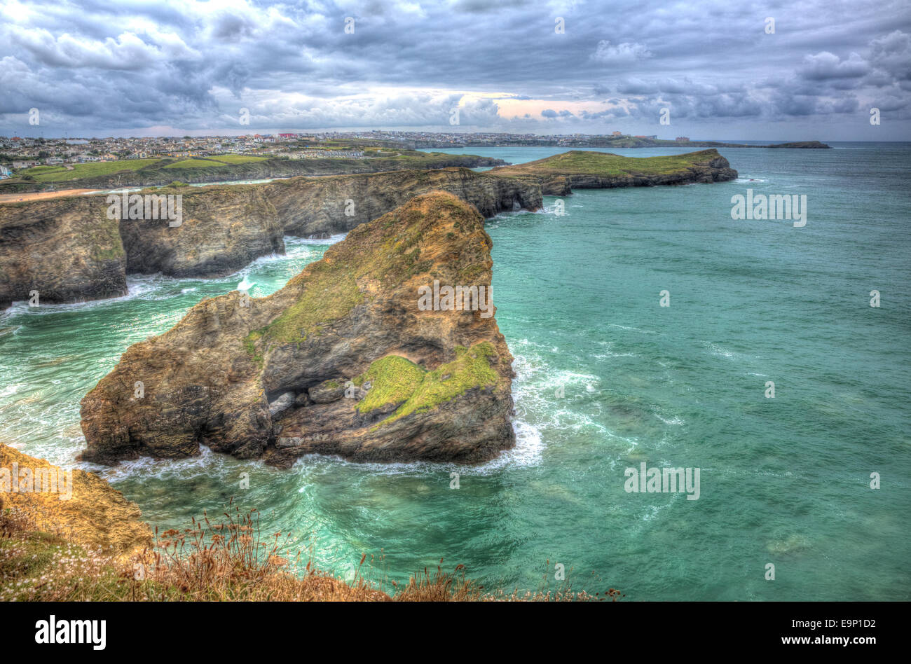 Rochers de la mer towan head Banque de photographies et d’images à ...