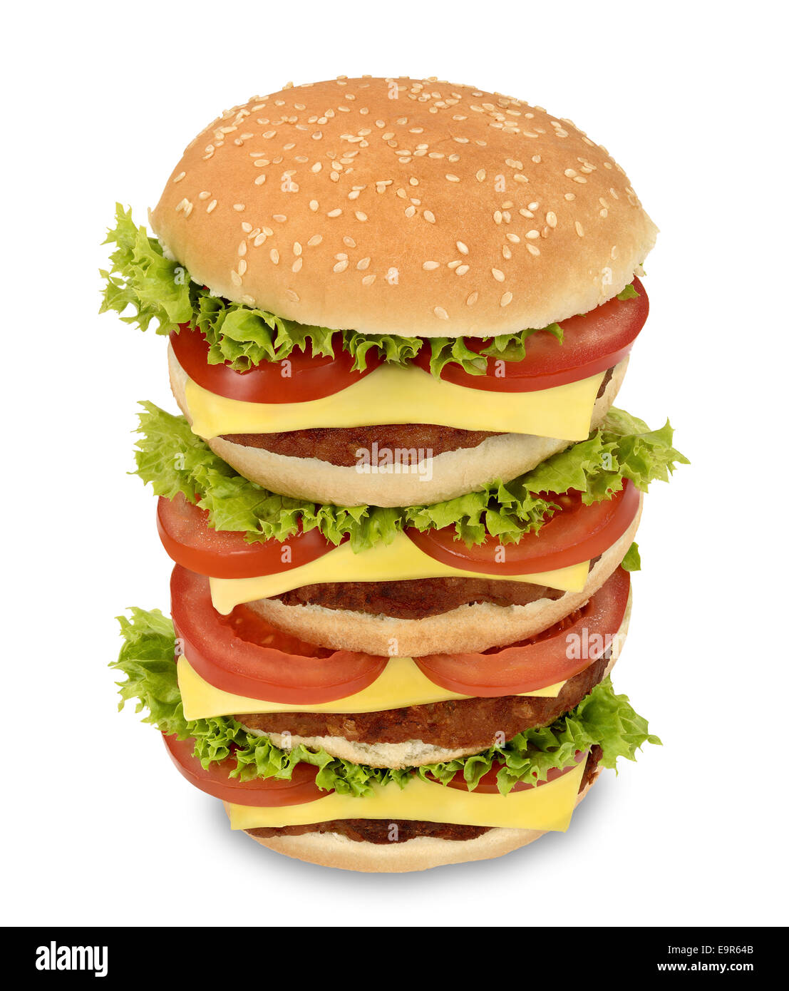 Mega burger Banque de photographies et d’images à haute résolution - Alamy