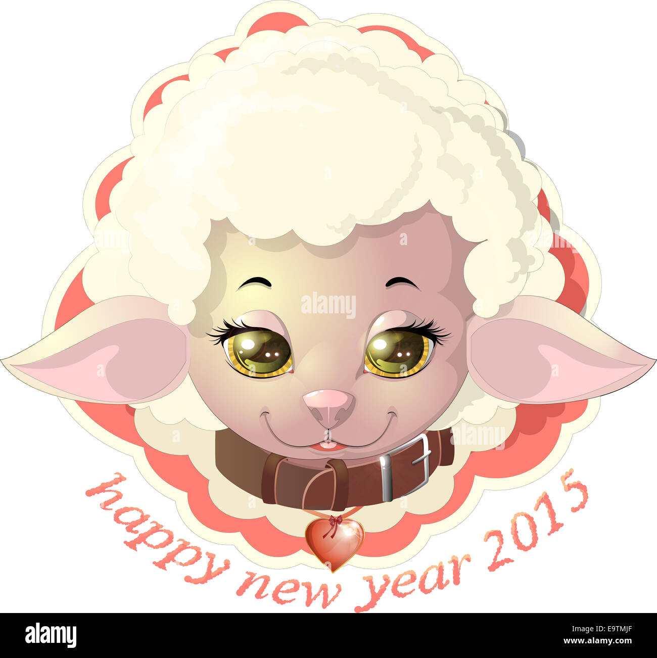 Mouton cartoon Banque d'images détourées - Alamy