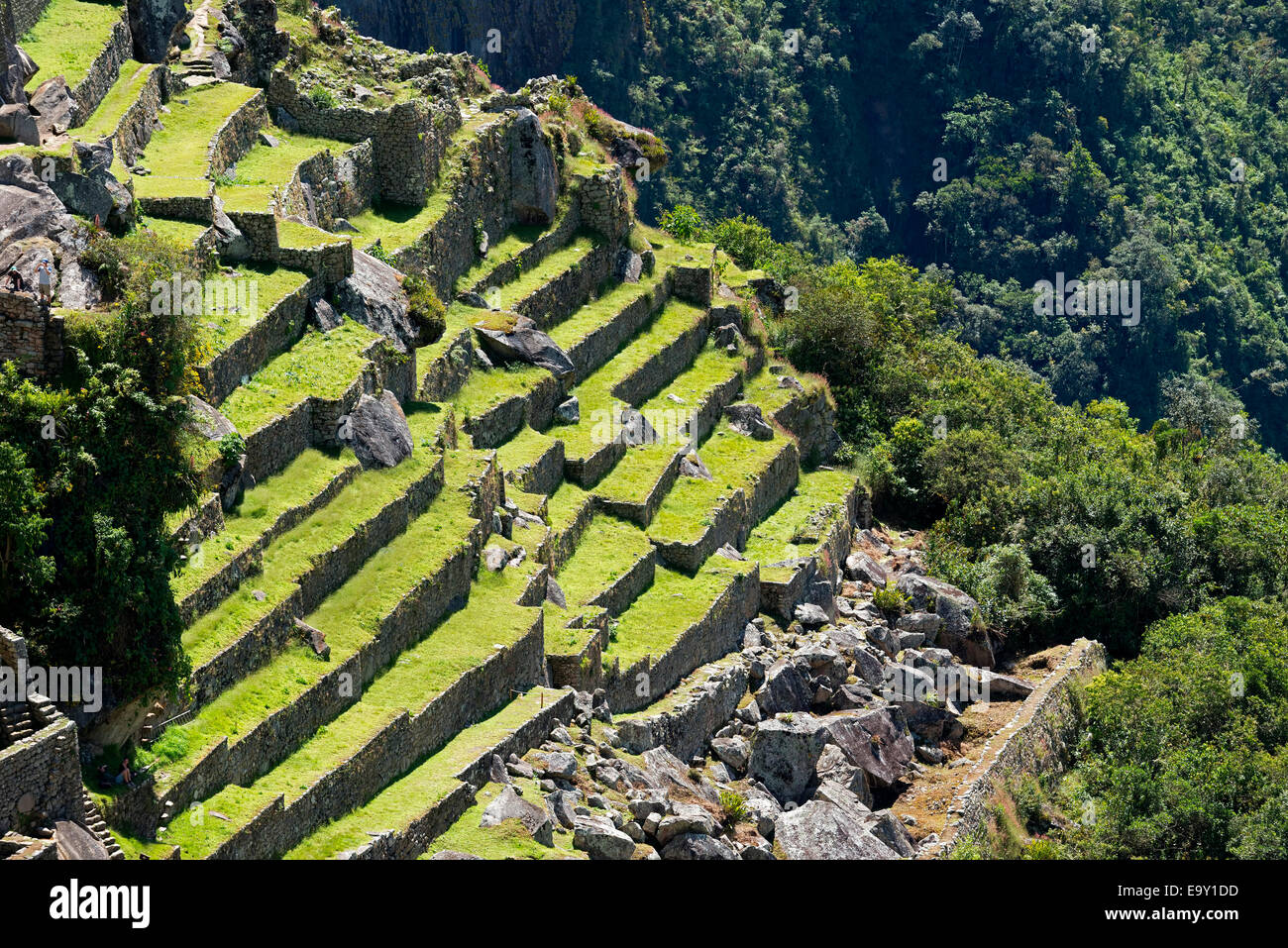 Cité des Incas, Machu Picchu, Pérou Photo Stock - Alamy