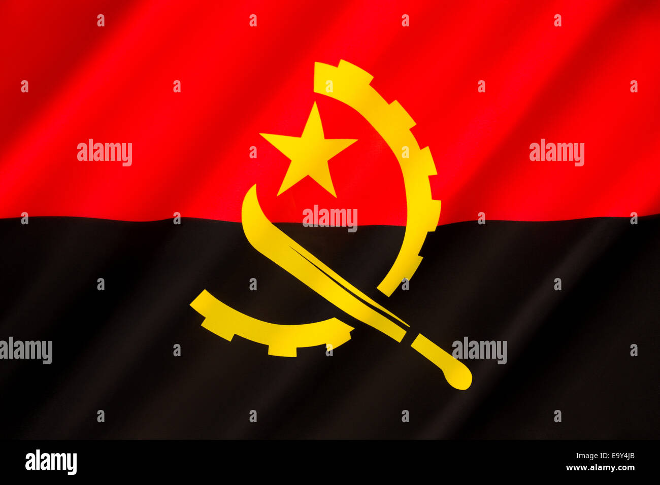 Drapeau angola drapeaux pays Banque de photographies et d’images à ...