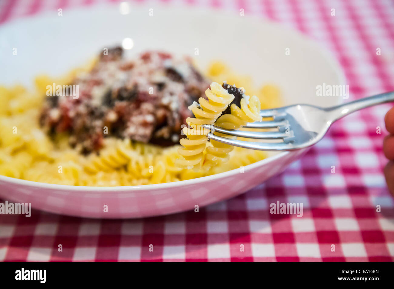Un Plat Typique De La Cuisine Italienne De Sicile Un Plat De Pâtes