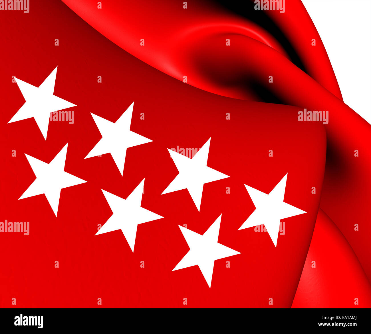 Madrid flag Banque de photographies et d’images à haute résolution - Alamy