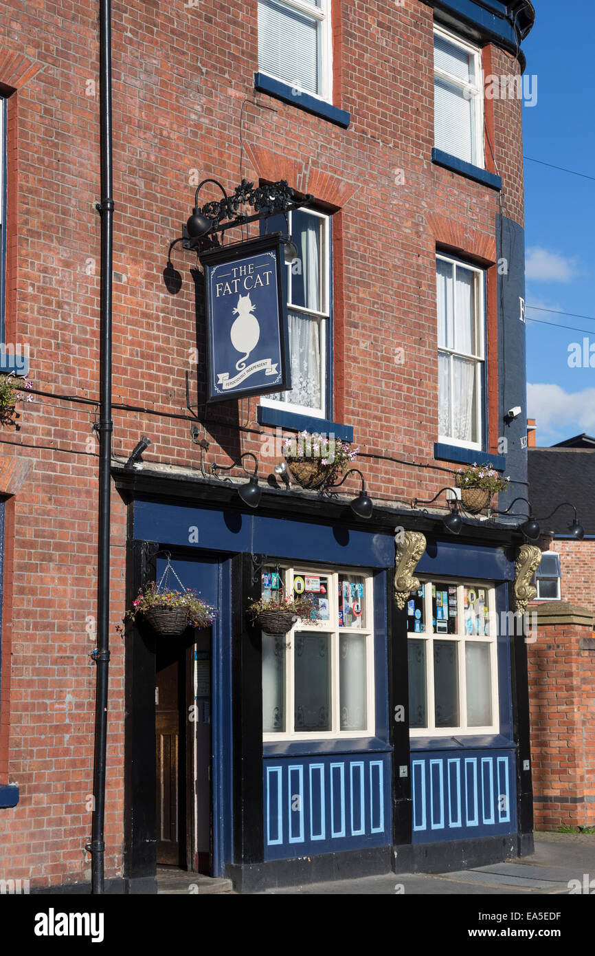 Gros chat pub kelham island sheffield Banque de photographies et d ...