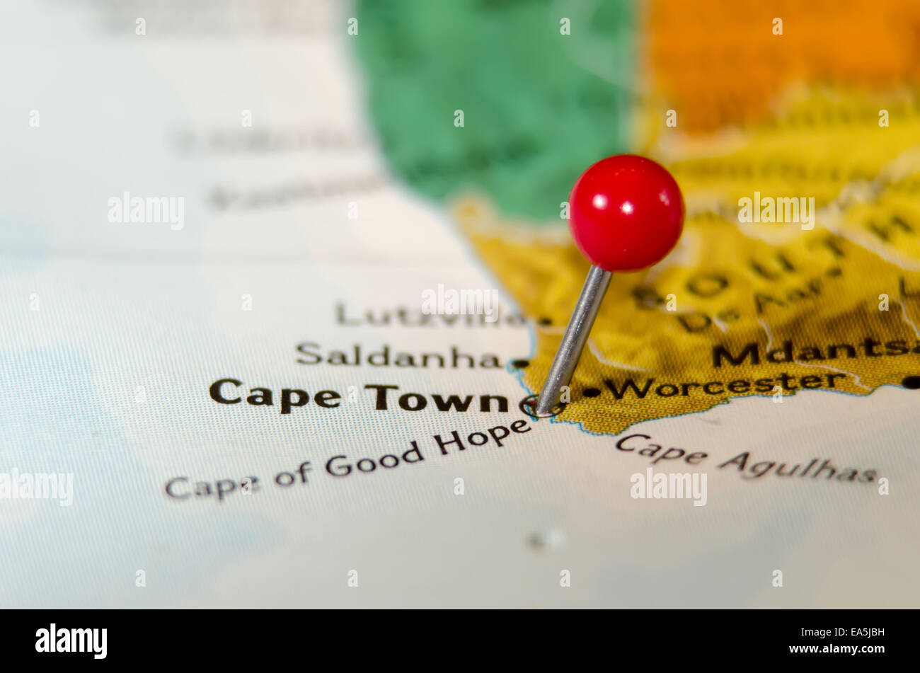 South africa cap town map Banque de photographies et d’images à haute ...