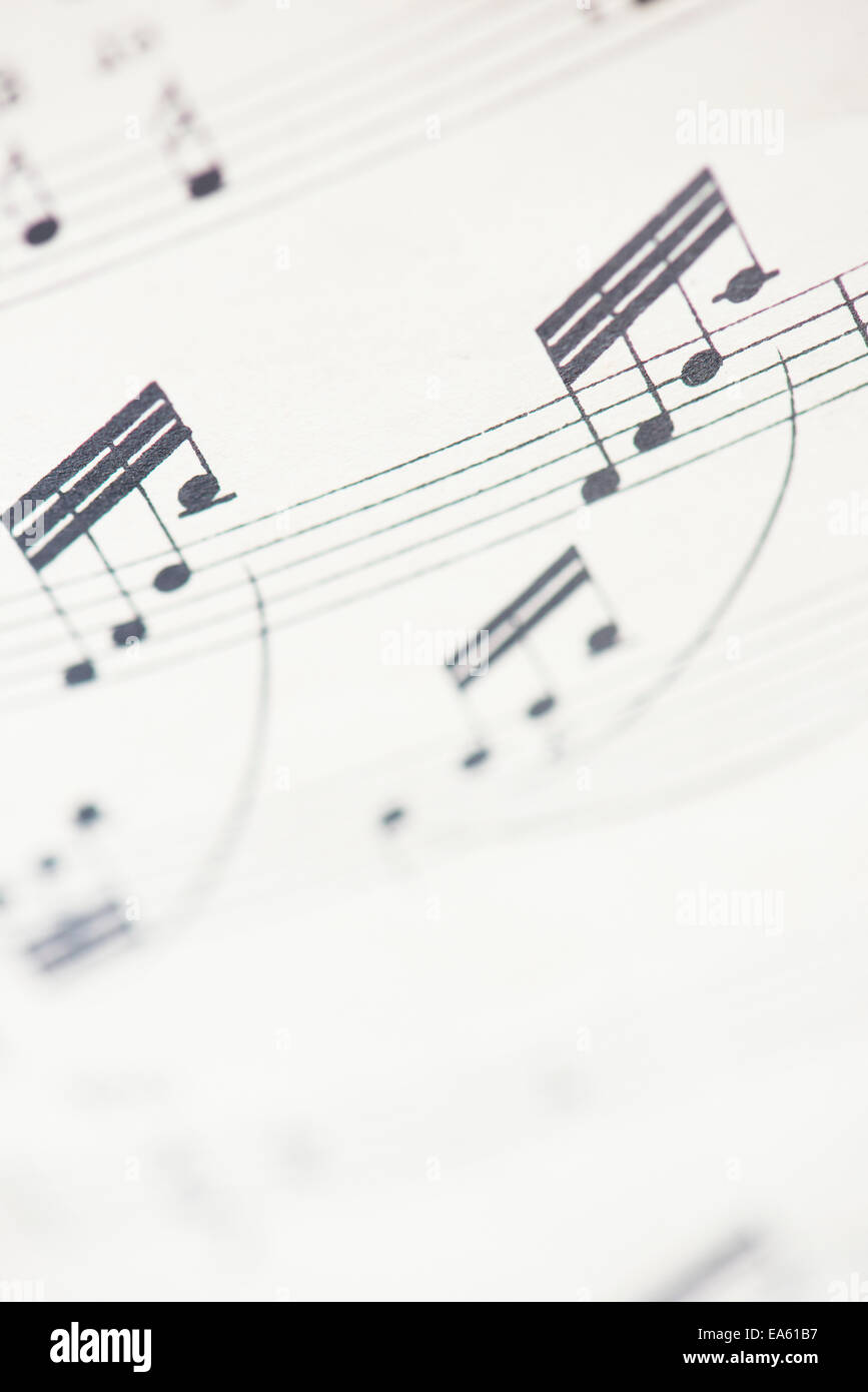 Couleur notes de musique Banque de photographies et d’images à haute ...