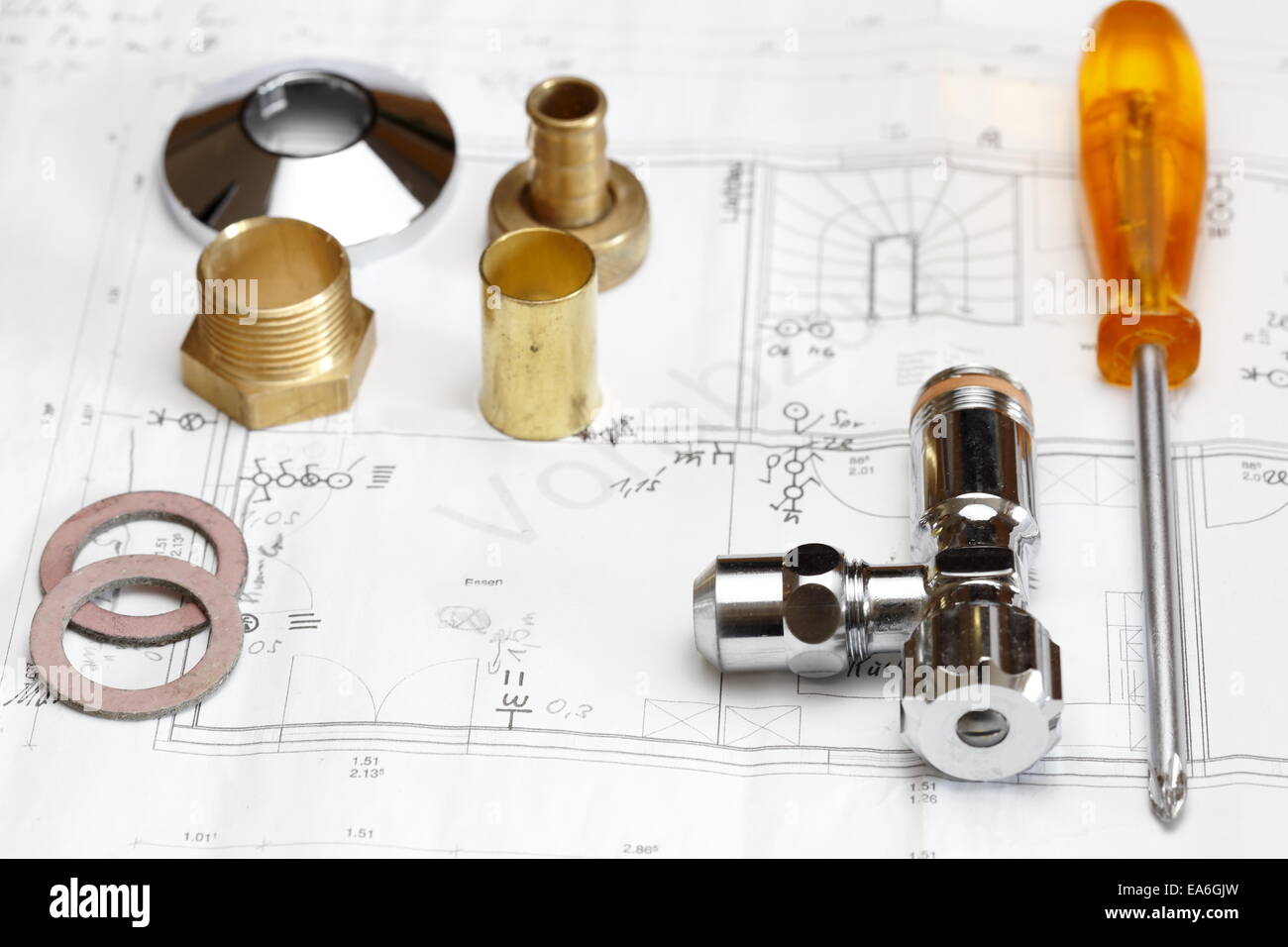 Le plan technique Banque de photographies et d’images à haute ...