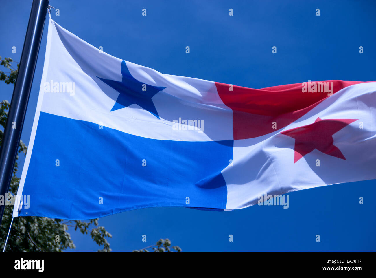 drapeau de Panama Photo Stock - Alamy