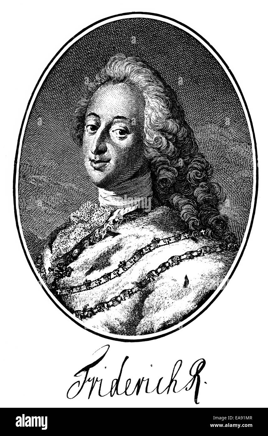 Roi frederick v du danemark Banque d'images détourées - Alamy