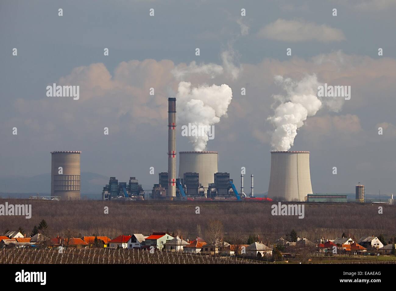 Centrale elettrica a carbone a combustibili fossili Banque de photographies et d’images à haute ...