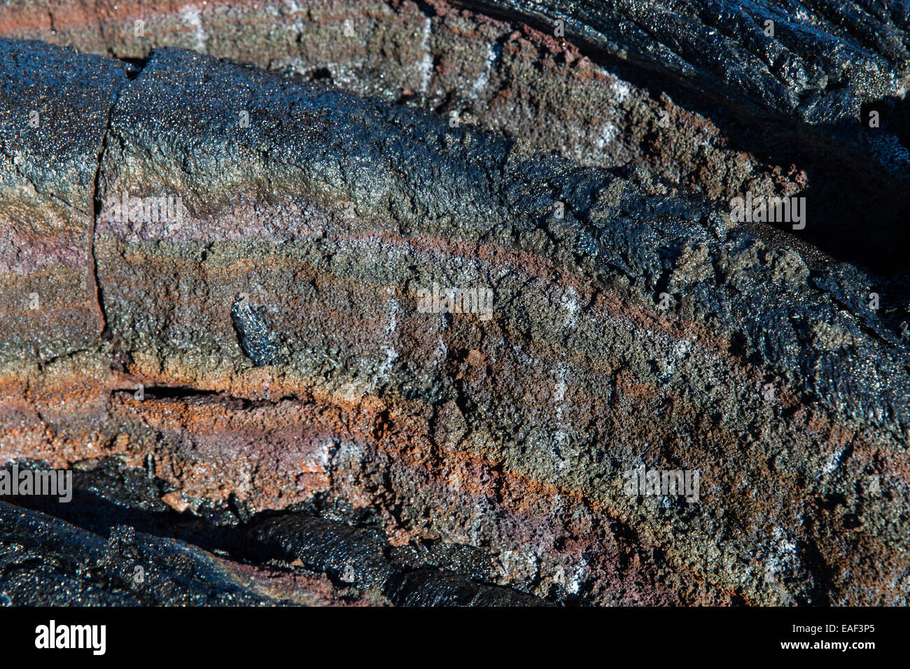 Couches de roche volcanique Banque de photographies et d’images à haute ...