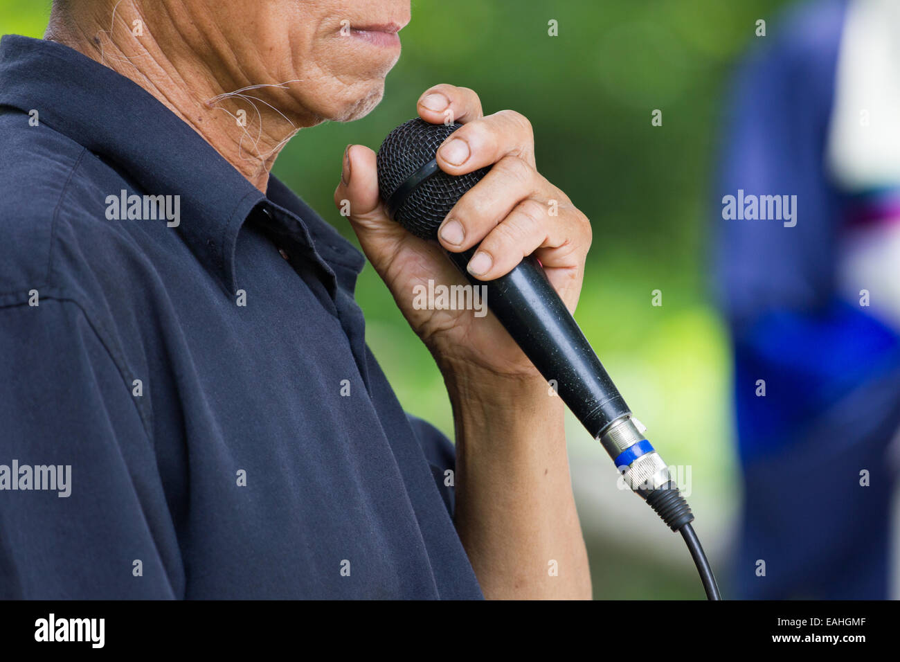 Black microphone Banque de photographies et d’images à haute résolution ...