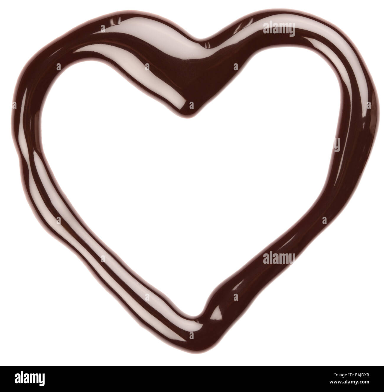 Coeur brun brillant Banque de photographies et d’images à haute ...