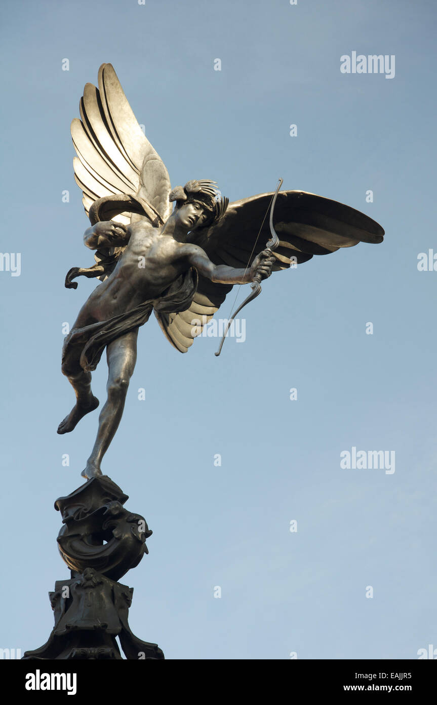 Monuments célèbres. L'emblématique statue connue sous le nom de l'Éros ...