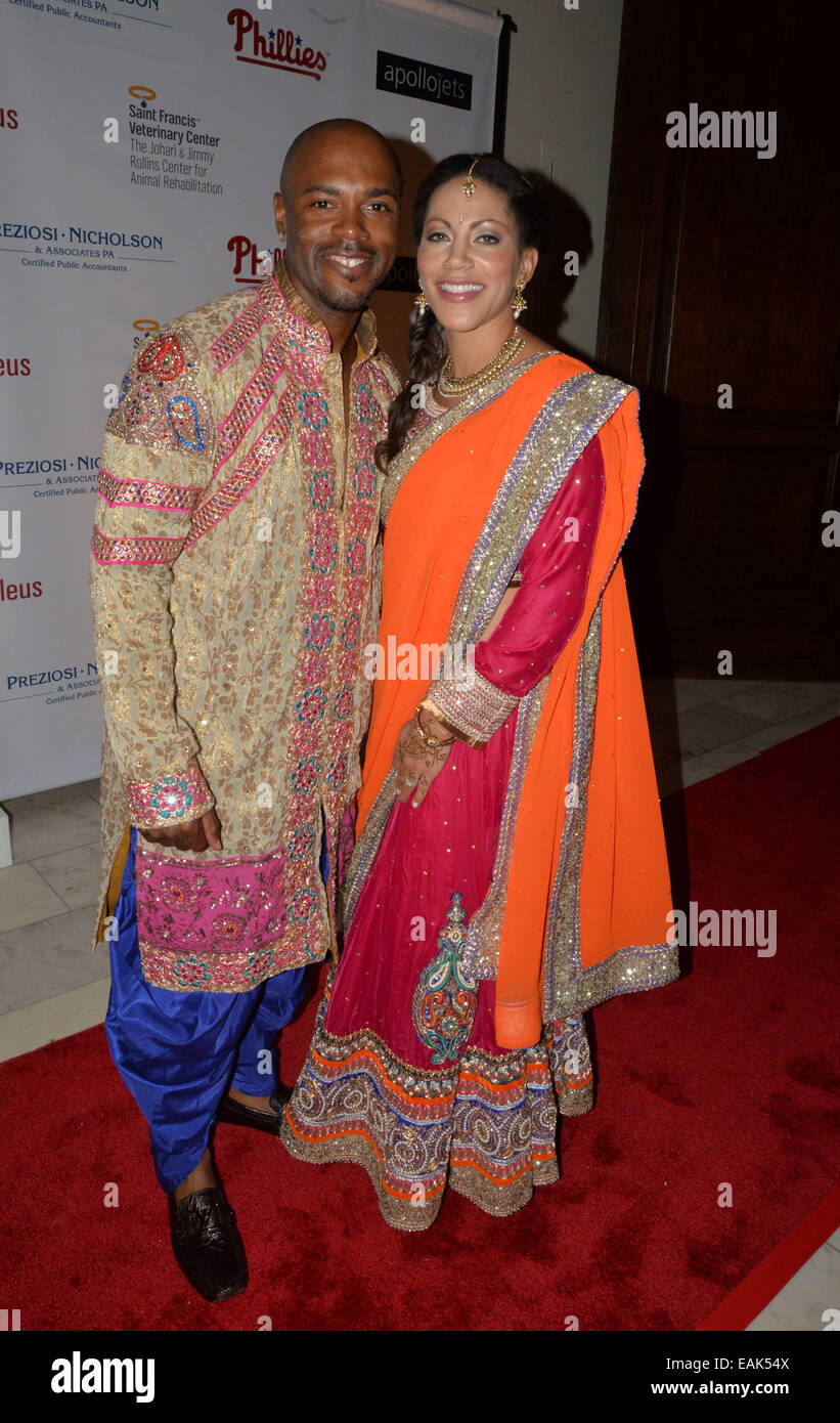 La Rollins Family Foundation Bollywood Night - joueur Phillies Jimmy ...
