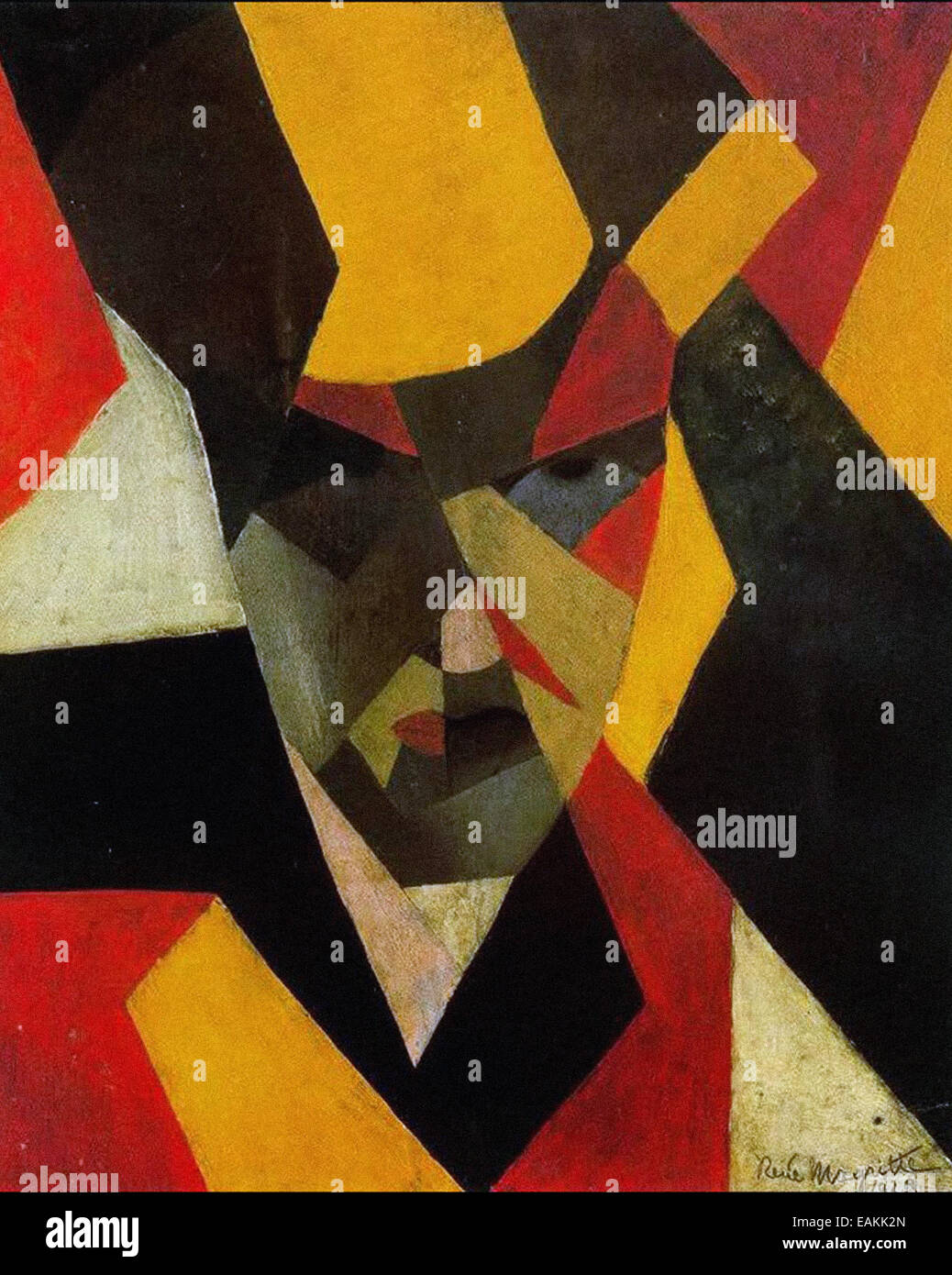 René Magritte Self Portrait Photo Stock - Alamy