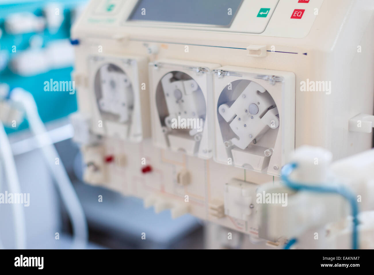 Une machine d'hémodialyse dialyseur ou dans une salle d'hôpital Photo ...