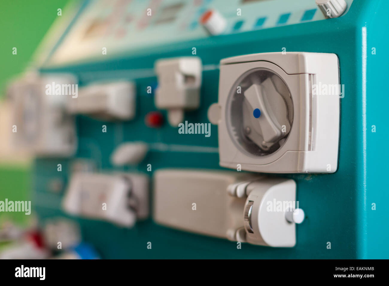 Une machine d'hémodialyse dialyseur ou dans une salle d'hôpital Photo ...