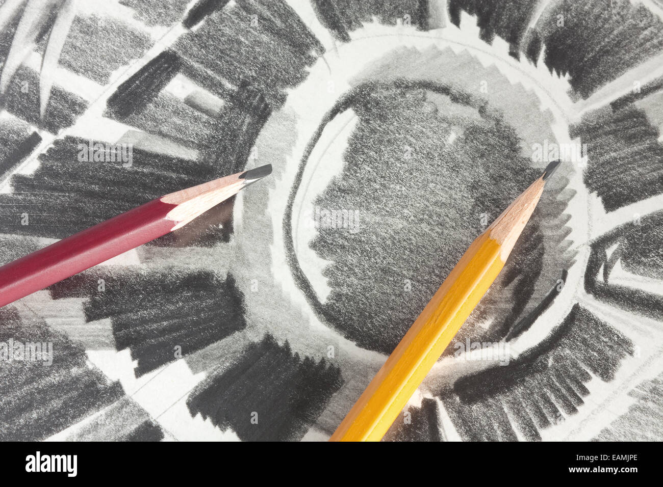 Dessin au crayon graphite Banque de photographies et d’images à haute ...