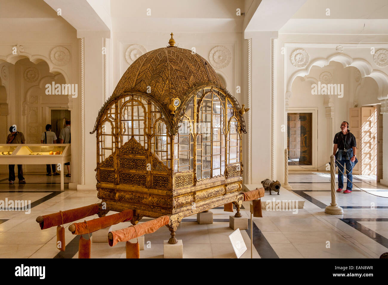Le Palanquin au Musée à l'intérieur de Mehrangarh Fort Mehrangarh ...