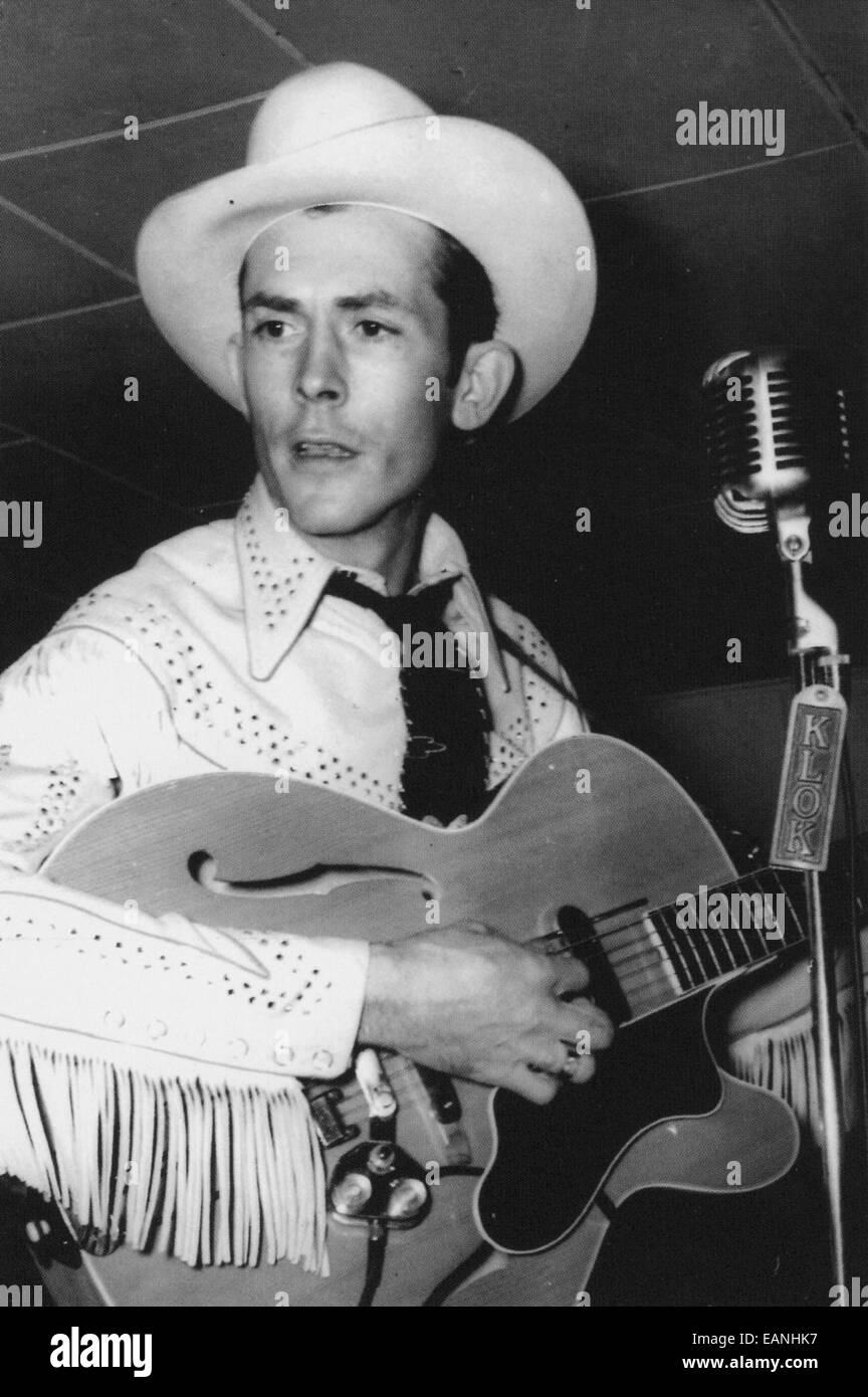 HANK WILLIAMS (1923-1953) musicien Country & Western en 1951 Photo ...