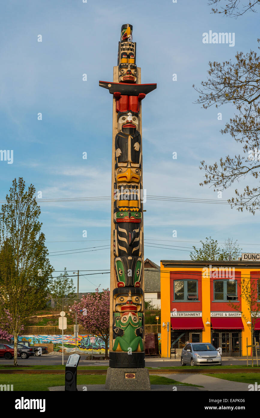 Duncan british columbia totem Banque de photographies et d’images à ...