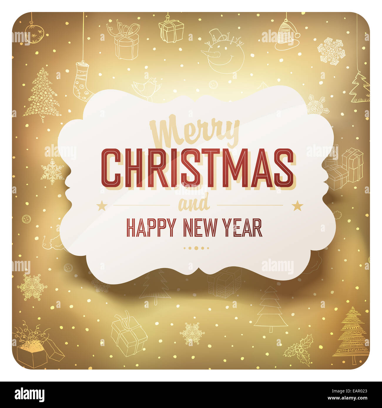 La carte de noel Banque d'images détourées - Alamy