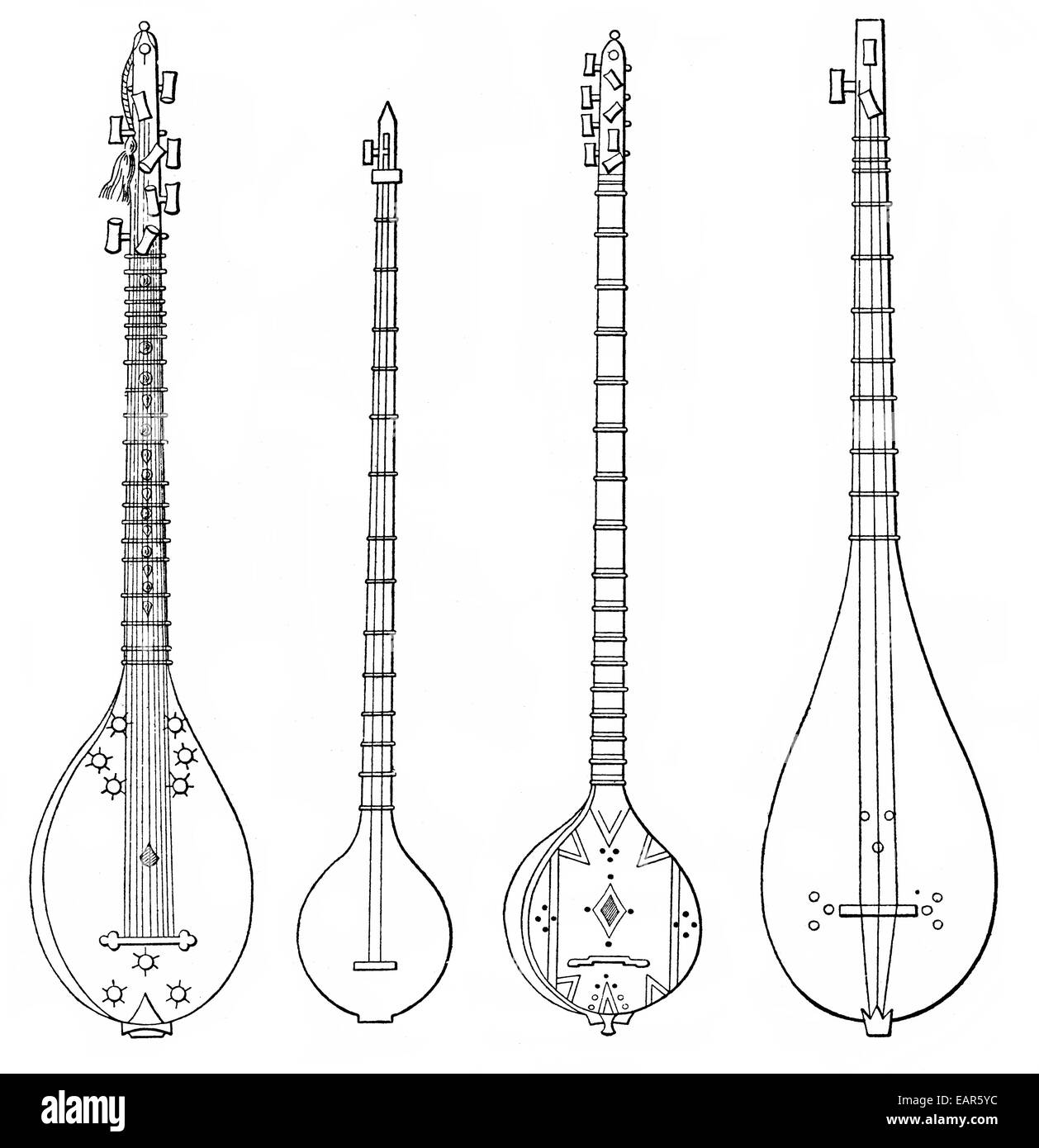 Oriental lute Banque de photographies et d’images à haute résolution ...