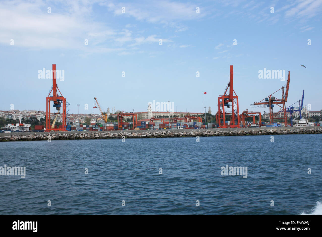 Turkey container cargo international Banque de photographies et d ...