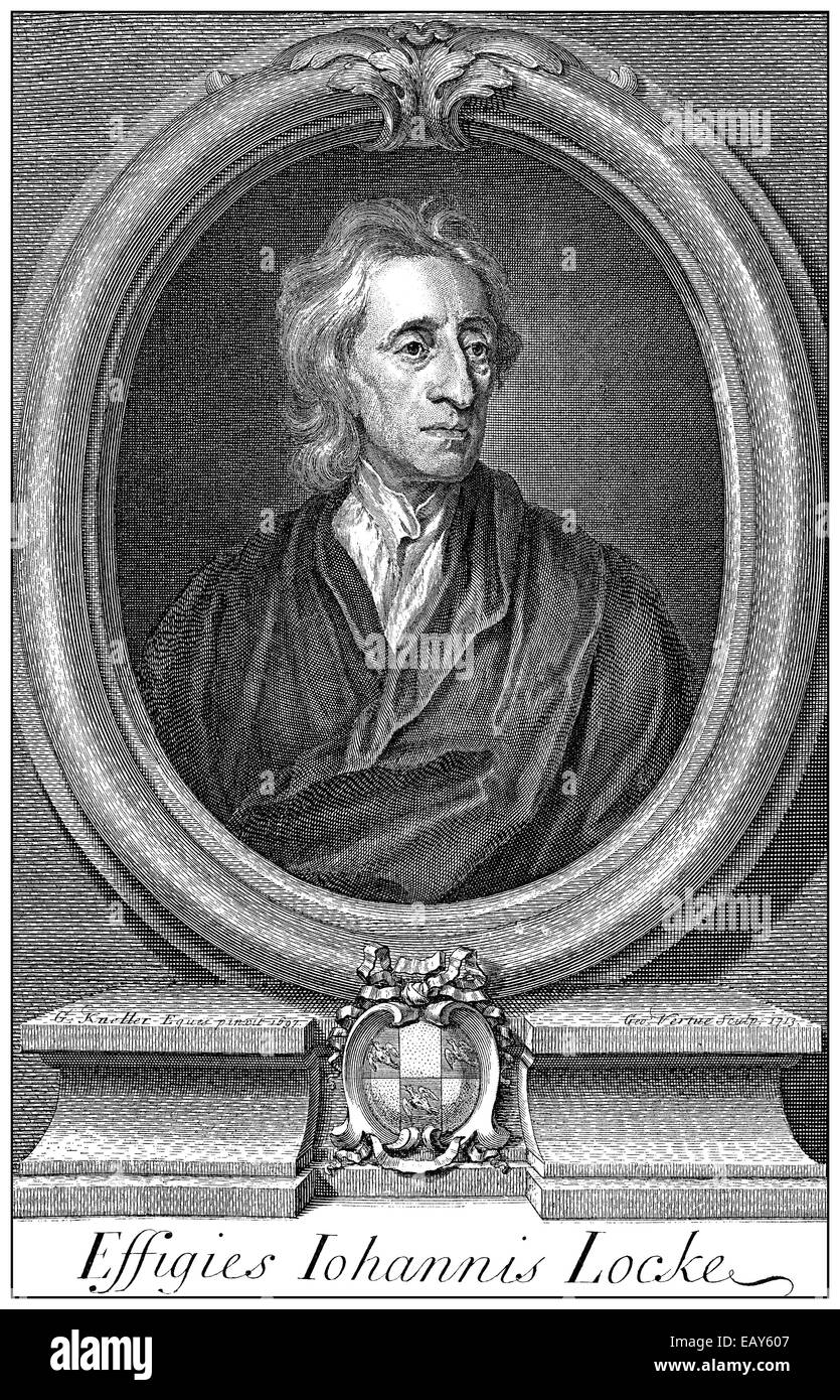 John locke royaume uni Banque d'images noir et blanc - Alamy