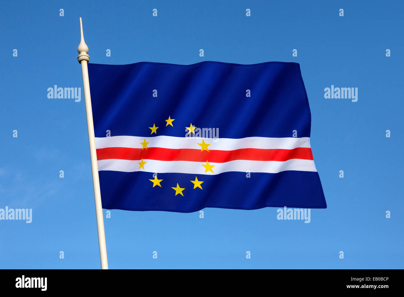 Flag of cape verde islands Banque de photographies et d’images à haute ...