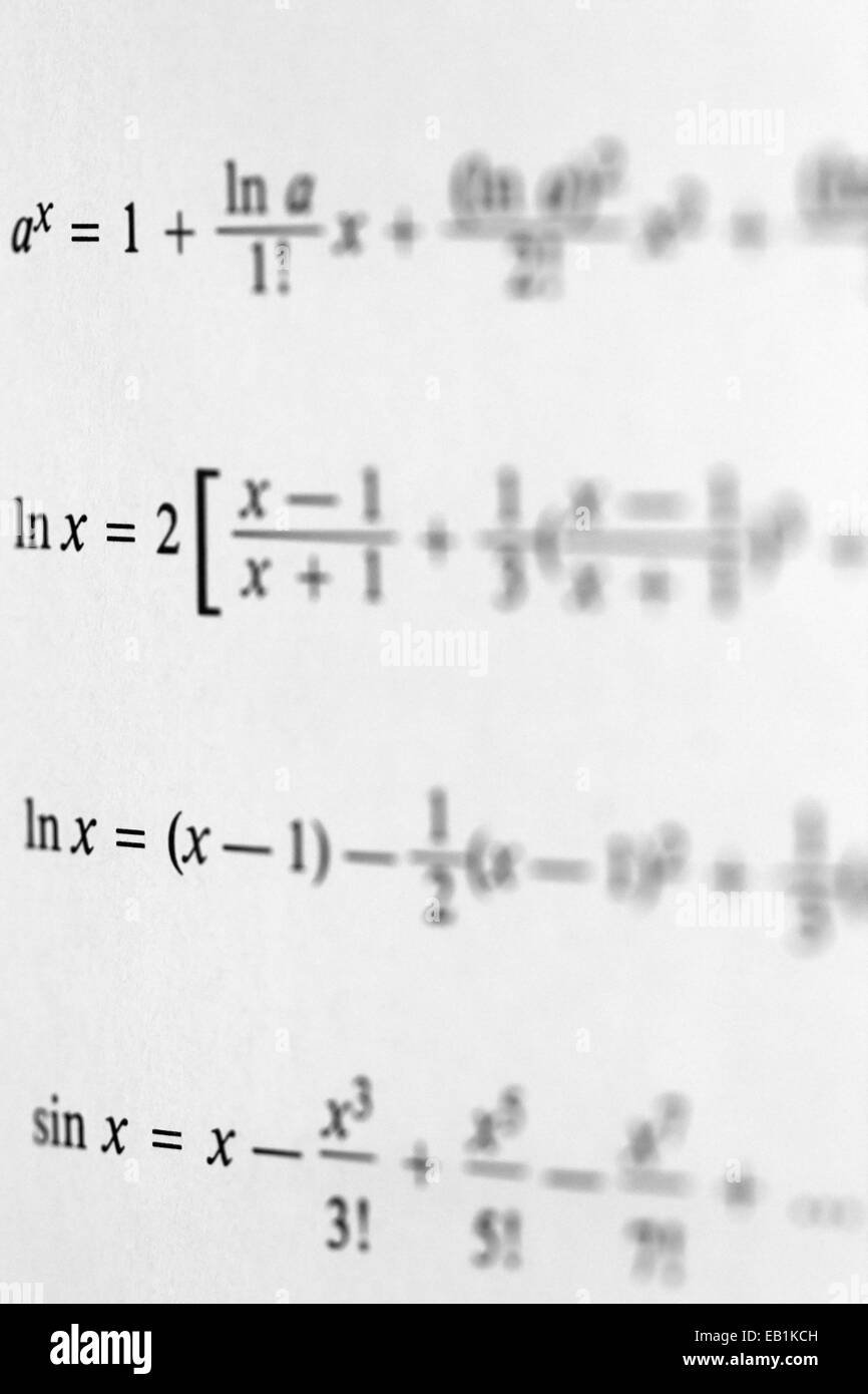 Maths equations Banque de photographies et d’images à haute résolution ...