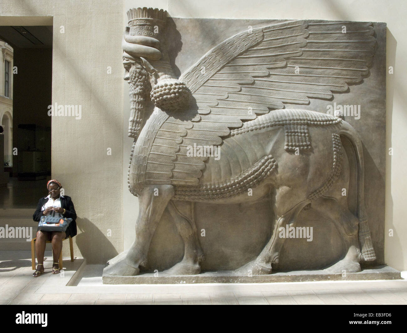 La Perse bull (5e siècle avant J.-C.) sur l'affichage au Musée du ...