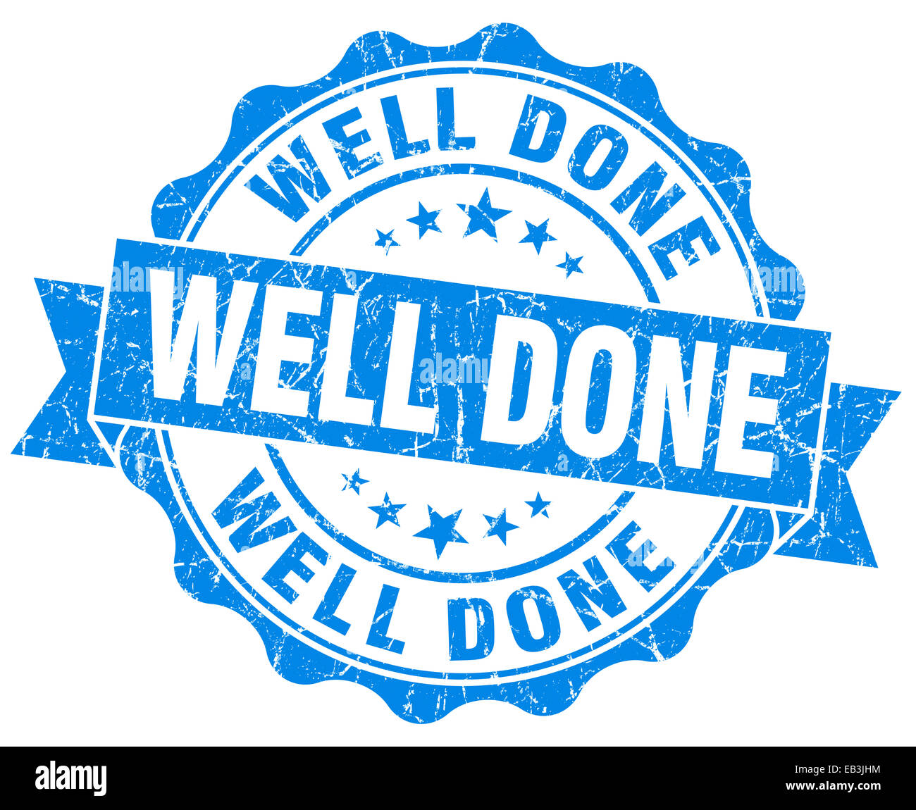 Good job well done stamp Banque d'images détourées - Alamy
