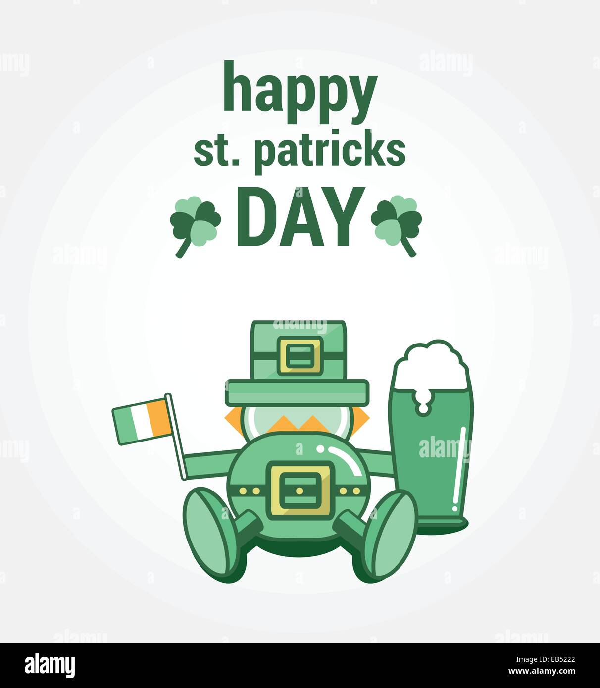 Paddy le lutin Banque d'images vectorielles - Alamy