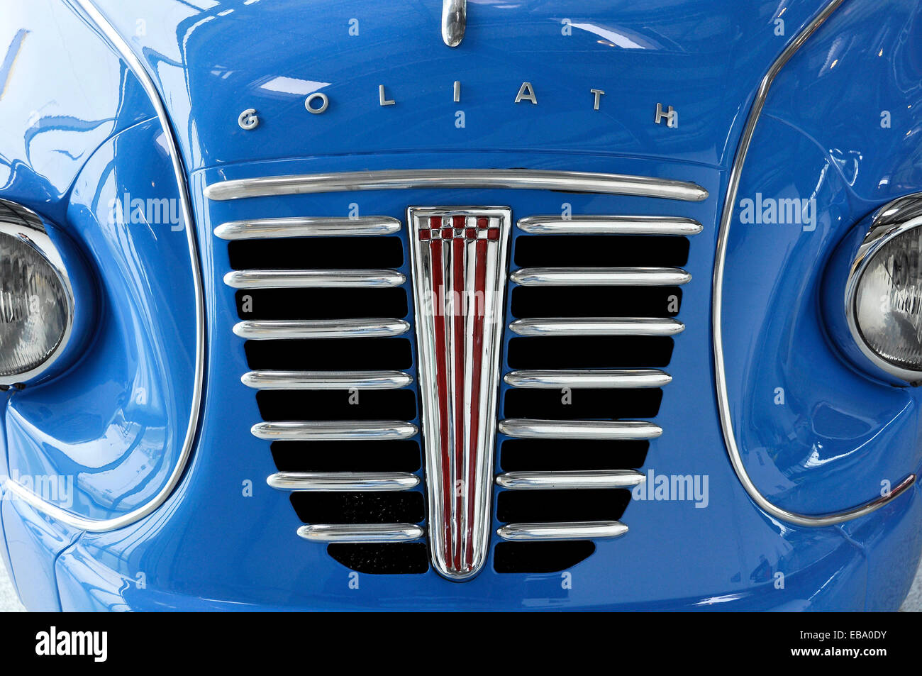 Vintage Goliath Goli delivery van, construit en 1959, Messe Freiburg ...