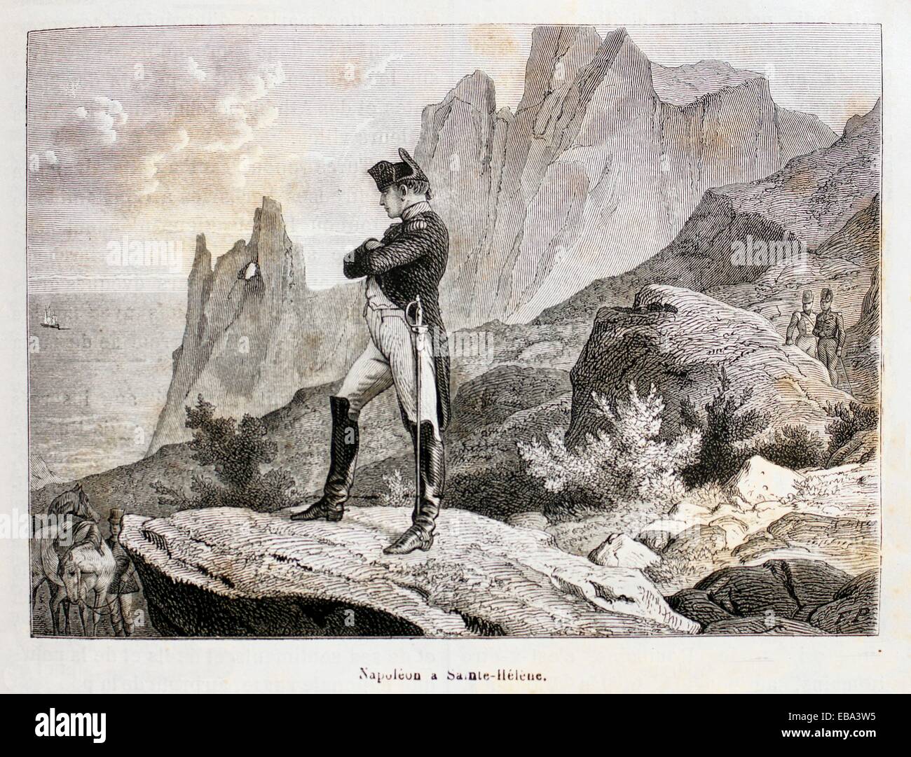 Napoleon On Saint Helena Banque d'image et photos - Alamy