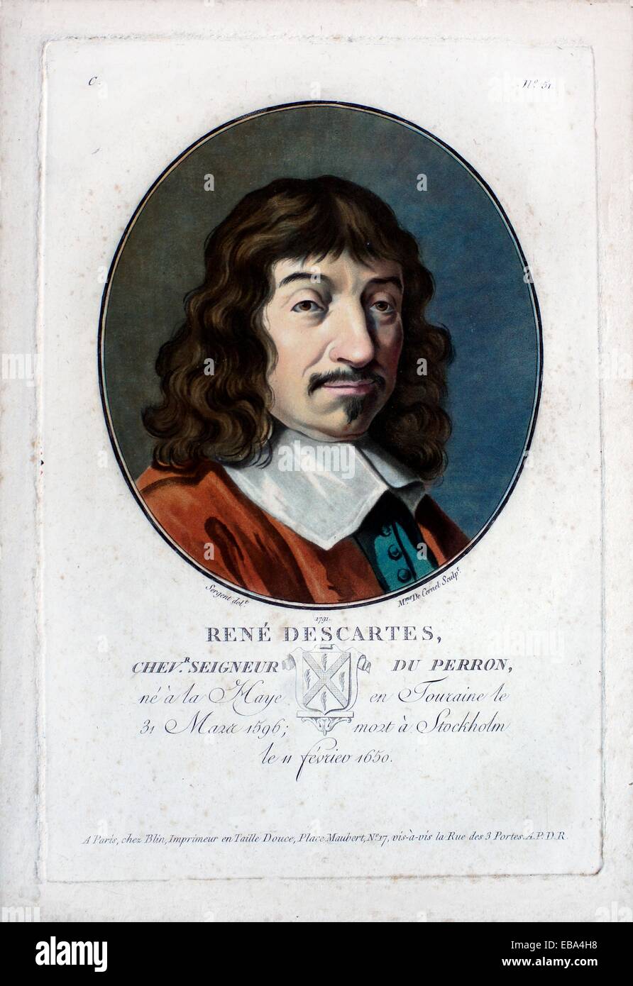 René descartes french philosopher Banque de photographies et d’images à ...
