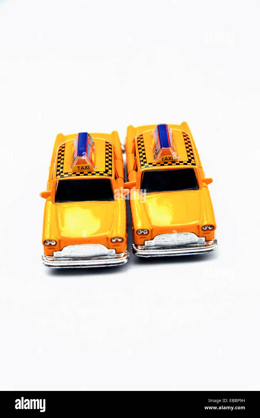 Toy checker taxi cabs Banque de photographies et d’images à haute ...