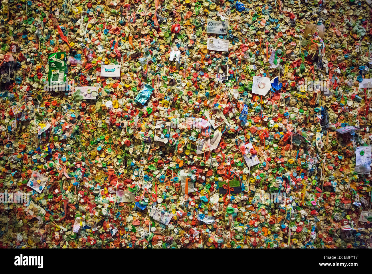 Chewing gum wall Banque de photographies et d’images à haute résolution ...