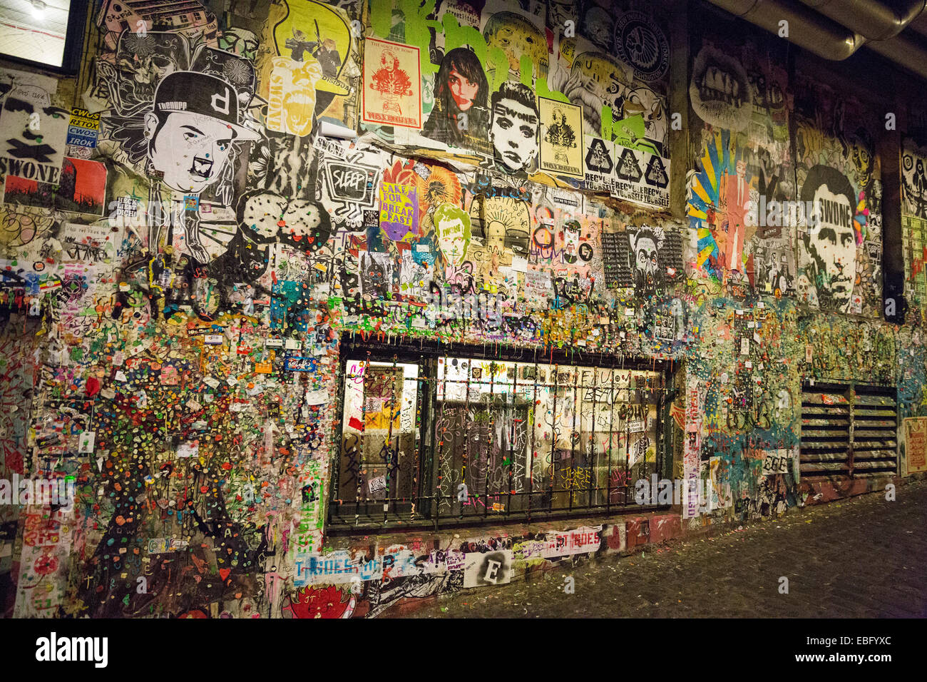 Chewing gum wall Banque de photographies et d’images à haute résolution ...