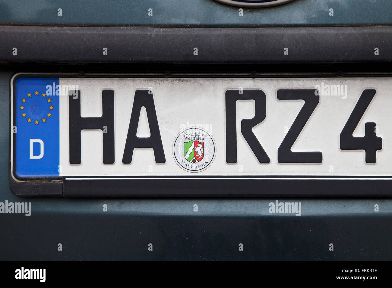 License plate germany car Banque de photographies et d’images à haute ...