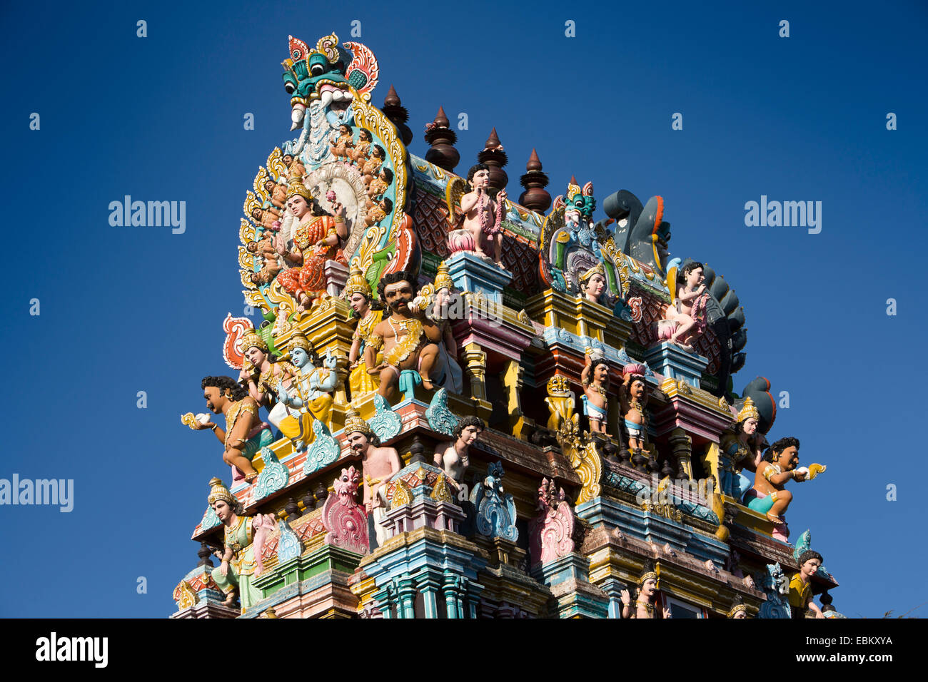 L'Ile Maurice, Grand Baie, Surya Oudaya Sangam Hindu Temple Tamoul ...