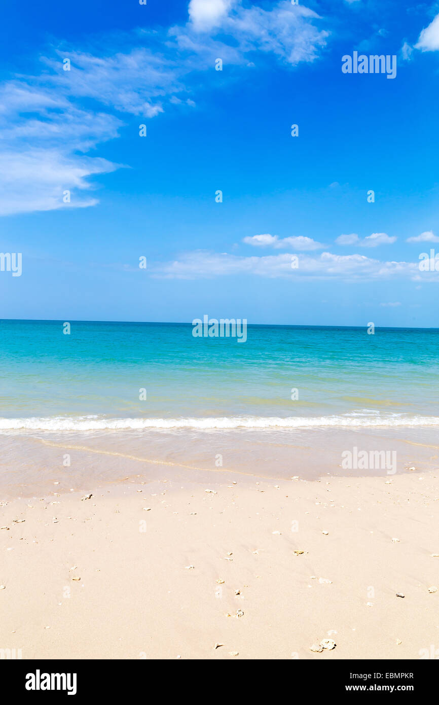 Plage avec mer bleu turquoise Banque de photographies et d’images à ...