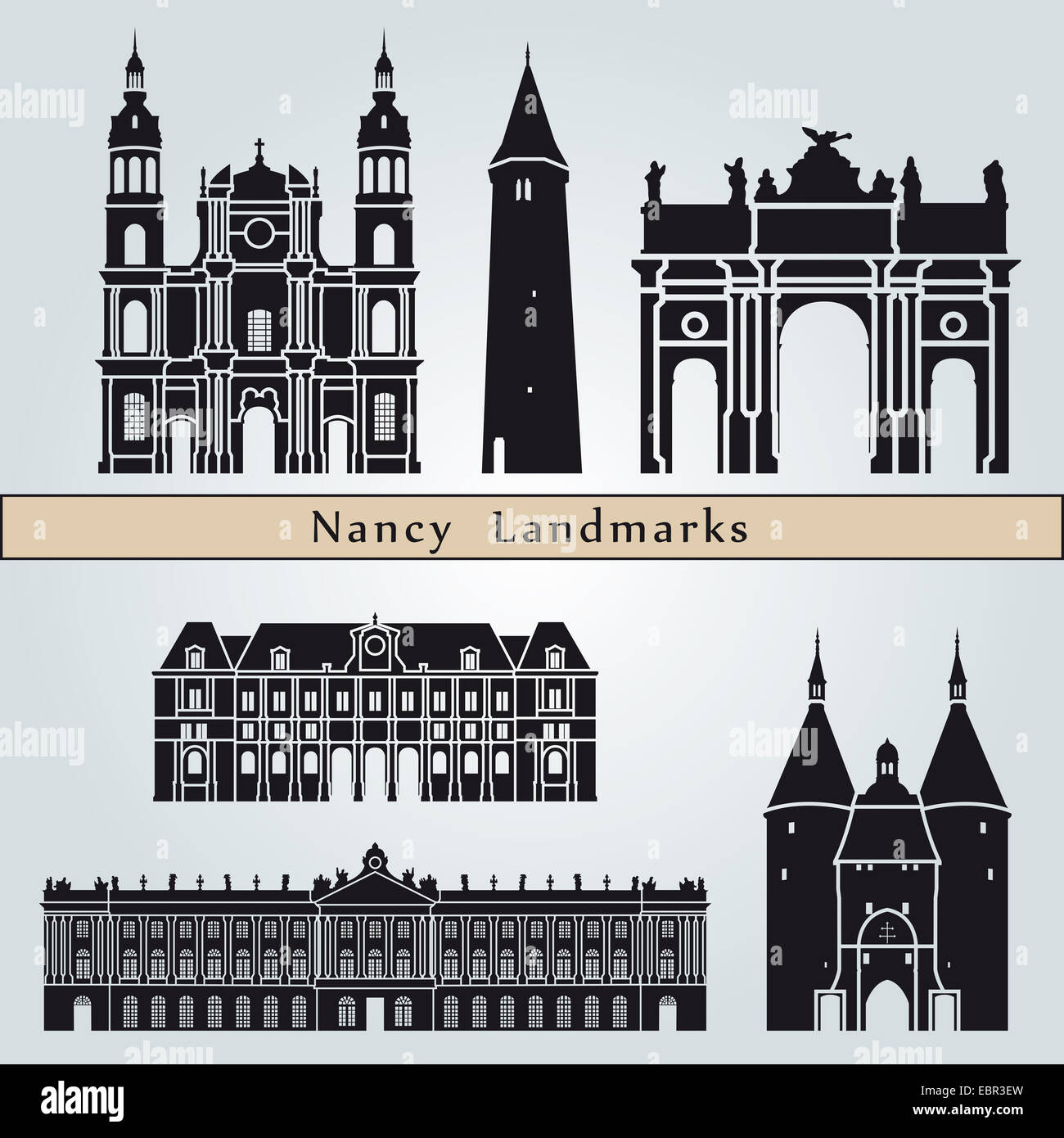 Nancy skyline Banque de photographies et d’images à haute résolution ...