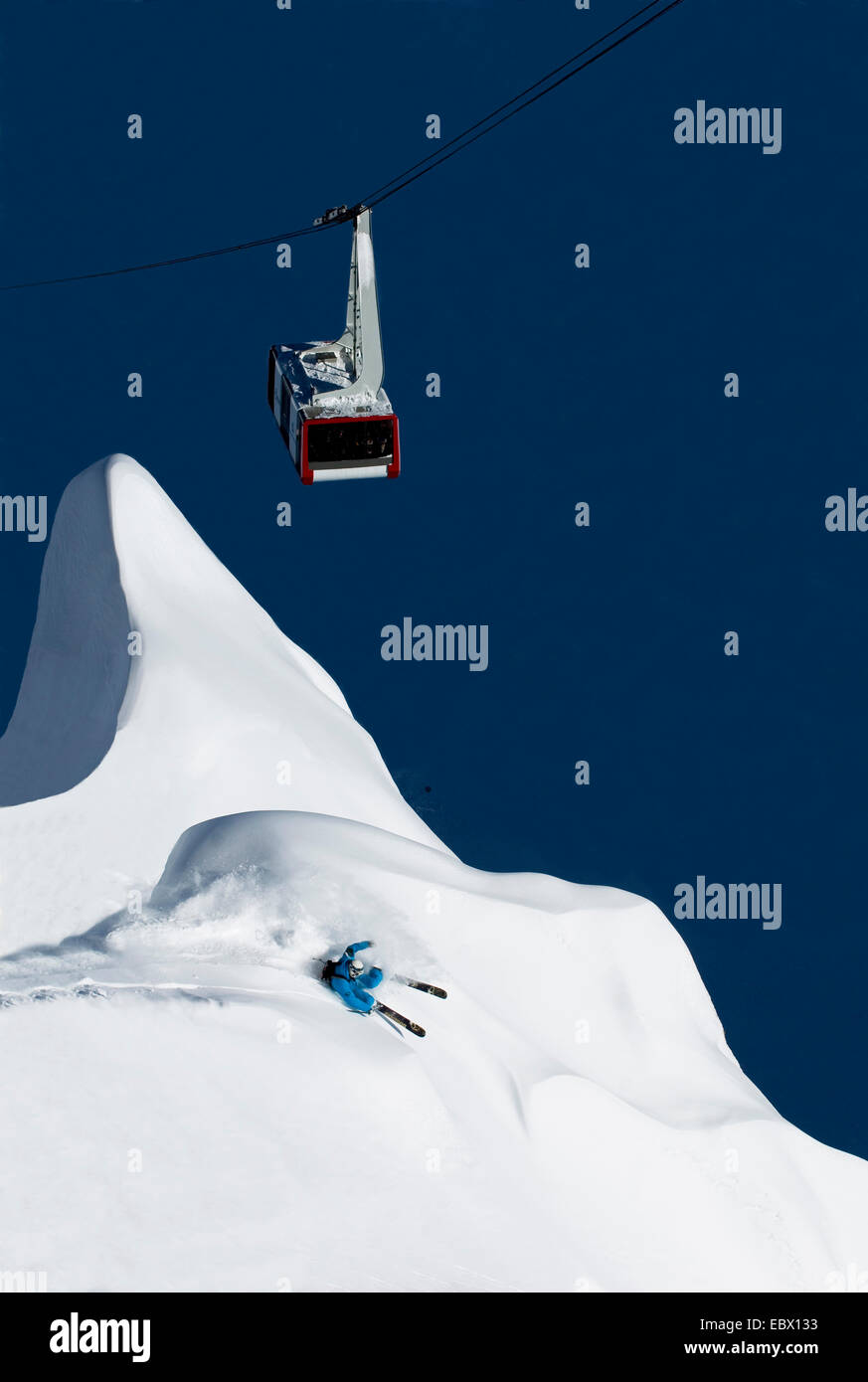 Ski et téléphérique à Courchevel ski avec téléphérique de la Saulire ...