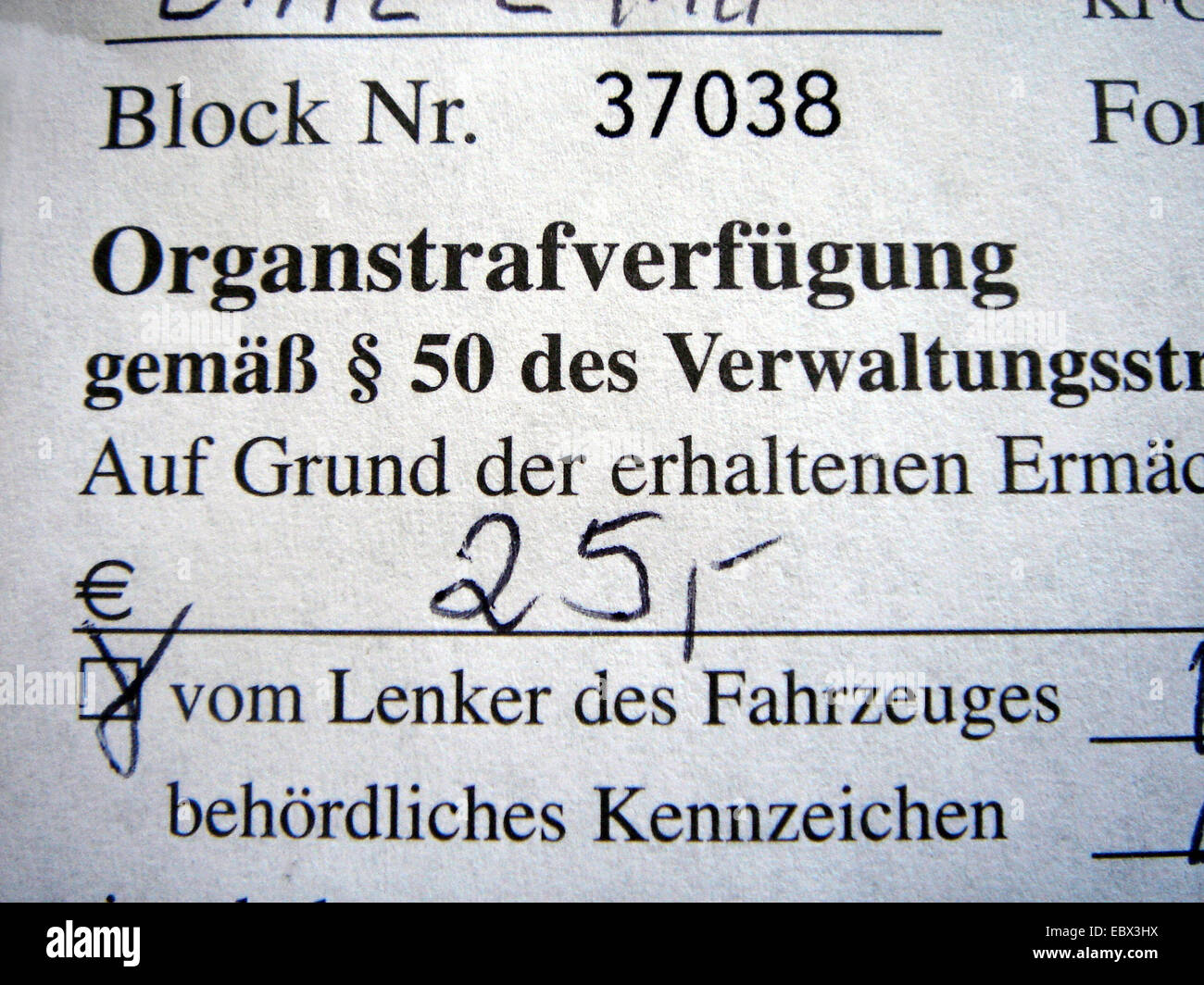 Infractions de la circulation Banque de photographies et d’images à ...