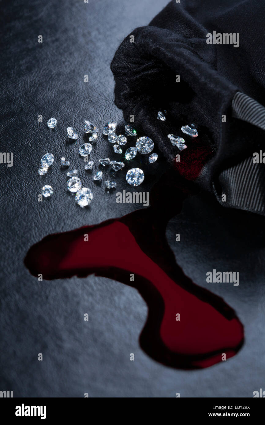 Diamants, sang Banque de photographies et d’images à haute résolution ...